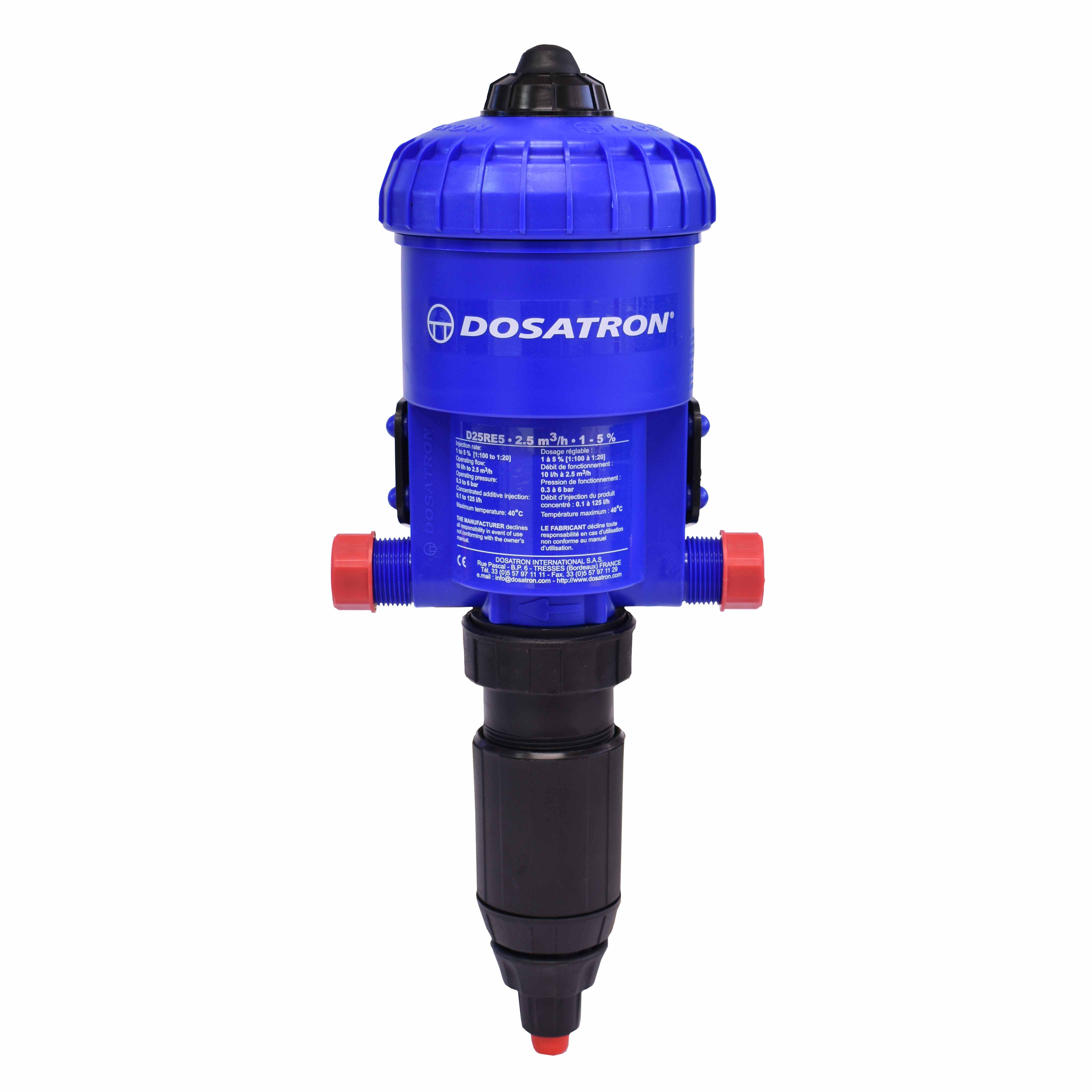 Dosatron doseerpomp D25RE2 By pass - Dosatron Doseerpomp - Engeldot Tec